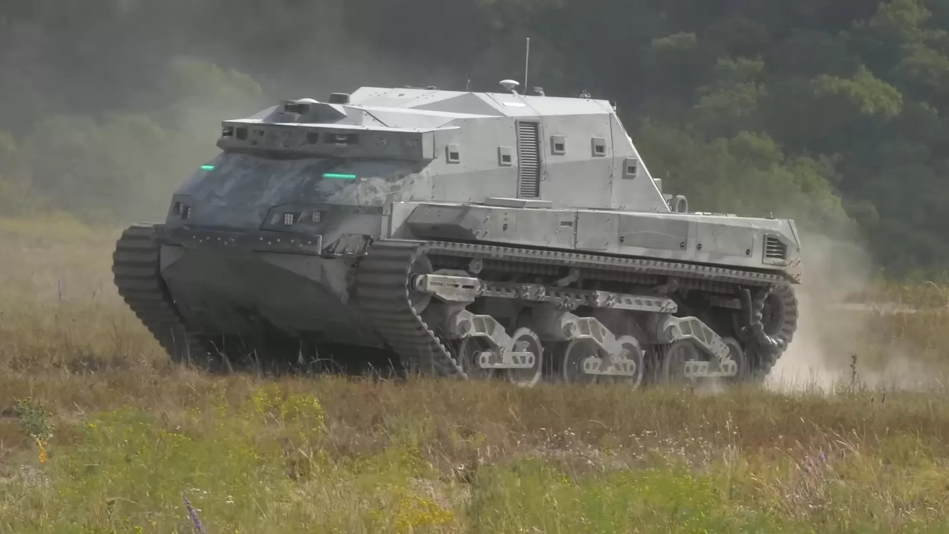 DARPA unleashes 20-foot autonomous robo-tank with glowing green eyes ...